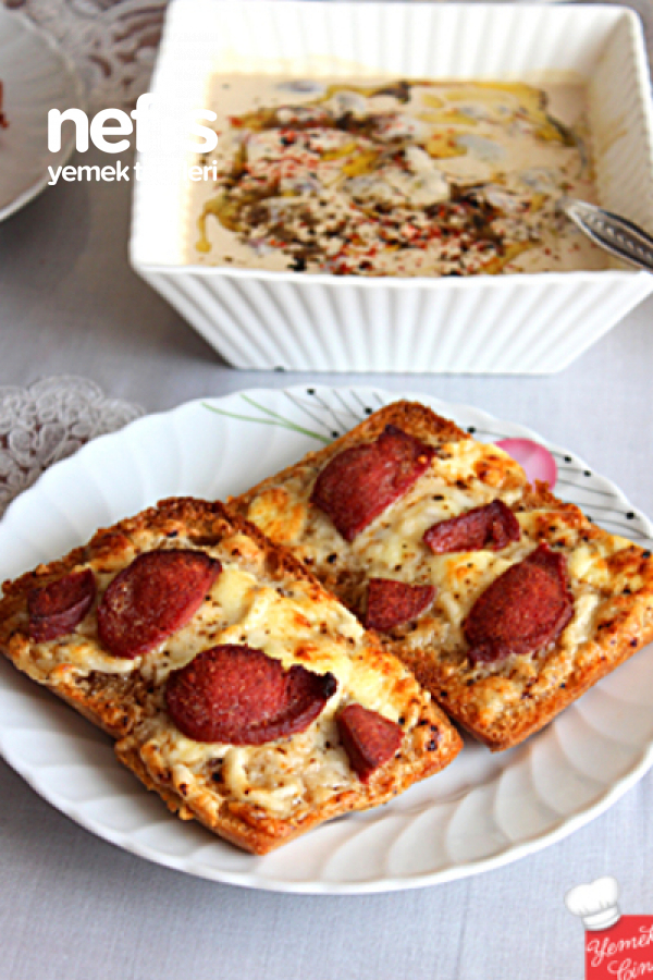 Sucuklu Ekmek Üstü - Nefis Yemek Tarifleri