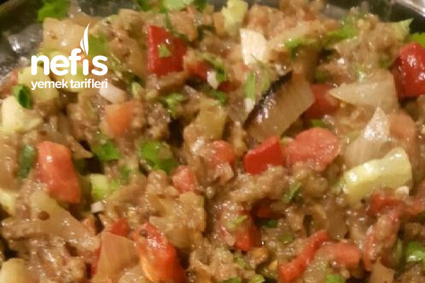 Köz Patlıcan Salatası - Nefis Yemek Tarifleri - #6389578