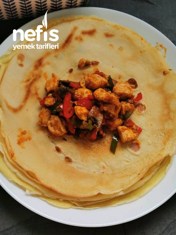 Tavuklu Krep Sarma - Nefis Yemek Tarifleri - #6625241
