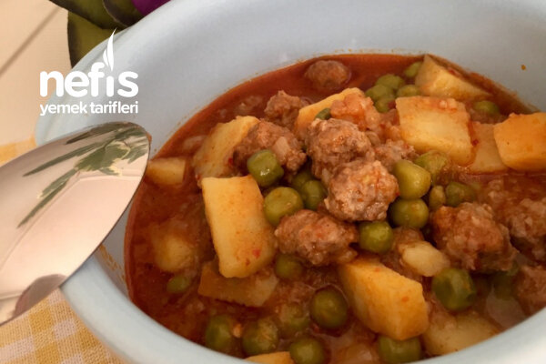 Köfteli Bezelye Yemeği - Nefis Yemek Tarifleri - #6624949