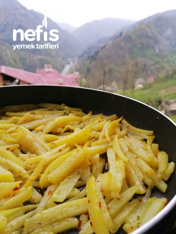 Özel Soslu Sobada Fırında Patates 1 (Kekikli) - Nefis Yemek Tarifleri