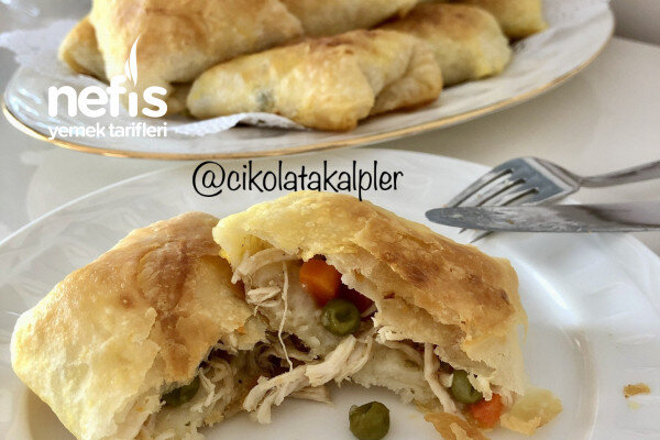 Tavuklu Talaş Böreği (Videolu) - Nefis Yemek Tarifleri