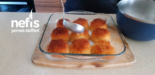 Sütlü Kadayıf Tatlısı (Videolu) - Nefis Yemek Tarifleri