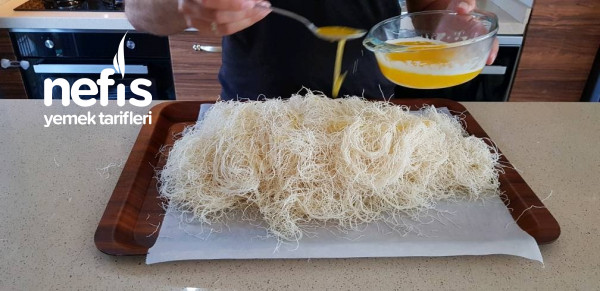 Sütlü Kadayıf Tatlısı (Videolu) - Nefis Yemek Tarifleri