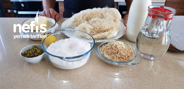 Sütlü Kadayıf Tatlısı (Videolu) - Nefis Yemek Tarifleri