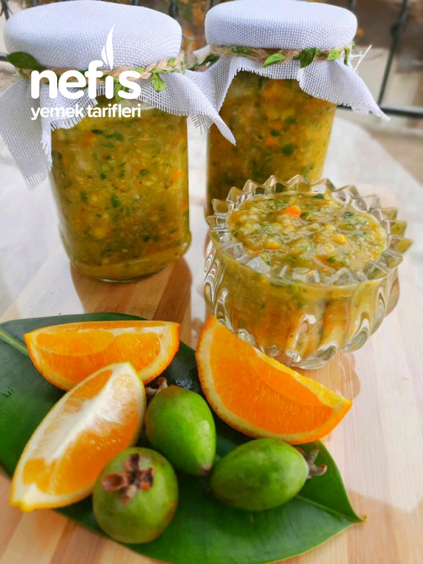 Pişirilmeden Yapilan Nefis,Bol Vitaminli Portakallı -Feijolu (Feyxoa ...