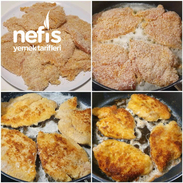 Pankolu Tavuk Şnitzel - Nefis Yemek Tarifleri