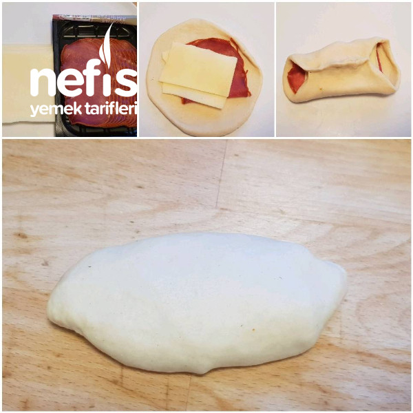 Arası Pastırmalı Kaşarlı Simit - Nefis Yemek Tarifleri