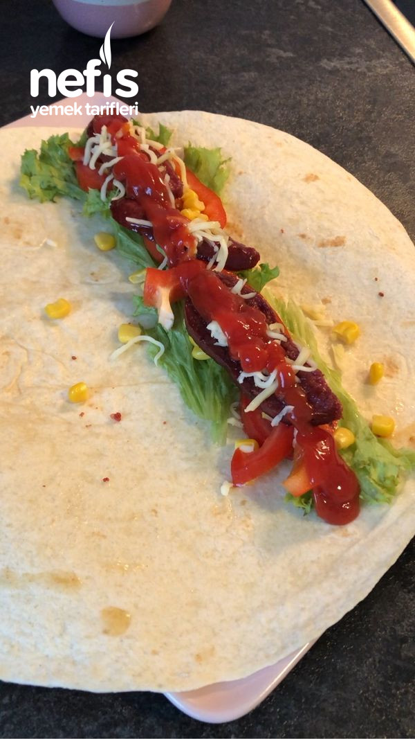 5 Dakikada Hazır Sucuk Wrap (Dürüm) - Nefis Yemek Tarifleri