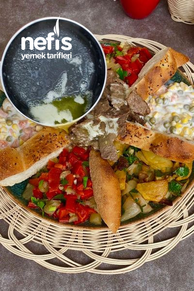Mezeli Döner Tabağı - Nefis Yemek Tarifleri