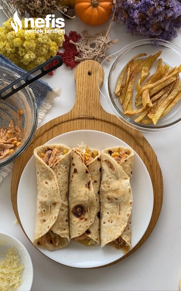 Soslu Tavuk Wrap - Nefis Yemek Tarifleri - #10341829