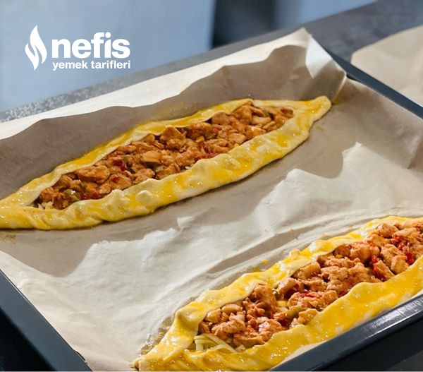 Tavuklu Pide - Nefis Yemek Tarifleri - #10341105