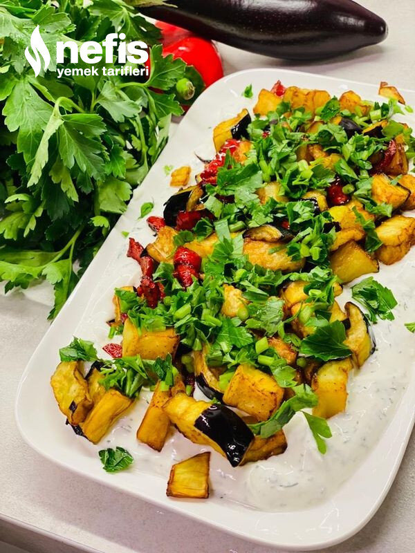 Patlıcanlı Kapya Biberli Yoğurtlu Meze - Nefis Yemek Tarifleri