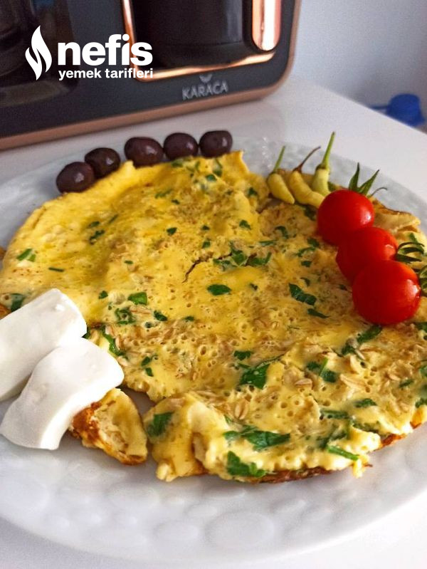 Yulaflı Omlet - Nefis Yemek Tarifleri - #10595394