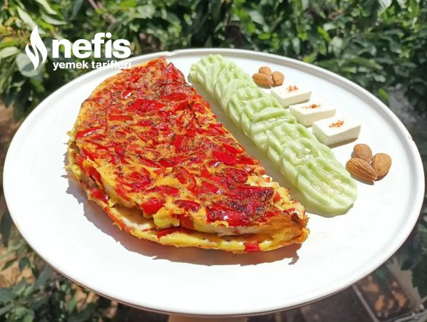 Kapya Biberli Omlet - Nefis Yemek Tarifleri - #10608316