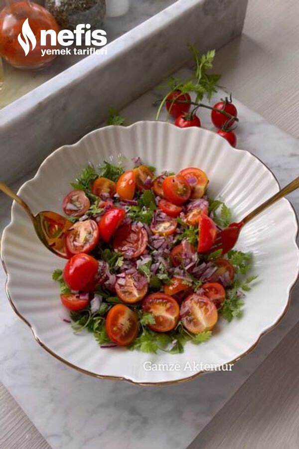 Ekşili Nane Maydanoz Salatası - Nefis Yemek Tarifleri