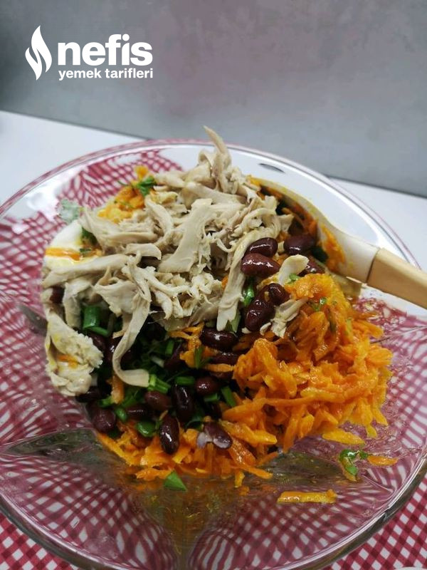 Meksika Fasulyeli Tavuk Salata - Nefis Yemek Tarifleri