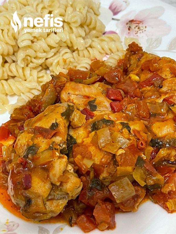 Tavada Sebzeli Tavuk - Nefis Yemek Tarifleri - #10729635