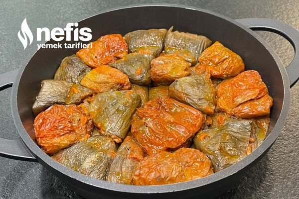 Kuru Patlıcan Ve Biber Dolması - Nefis Yemek Tarifleri - #10822418
