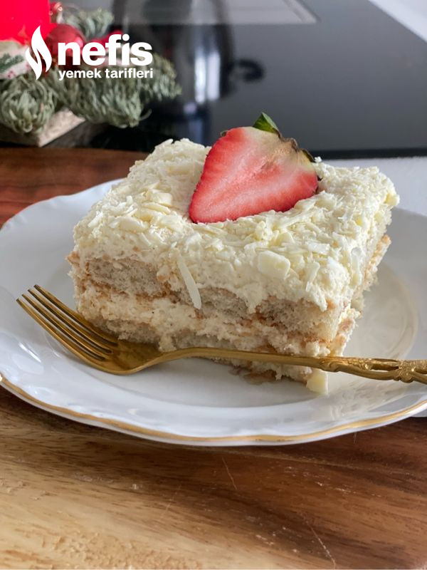 Beyaz Çikolatalı Dilim Pasta - Nefis Yemek Tarifleri