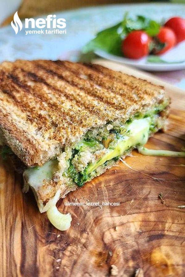 Avokado Ve Pesto Soslu Nefis Kahvaltılık Tost (Videolu) - Nefis Yemek ...