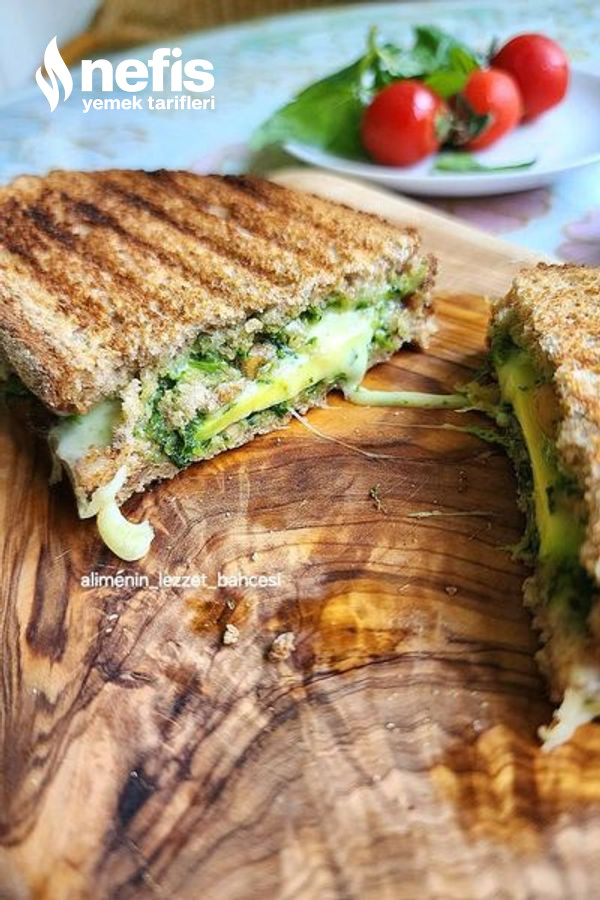 Avokado Ve Pesto Soslu Nefis Kahvaltılık Tost (Videolu) - Nefis Yemek ...