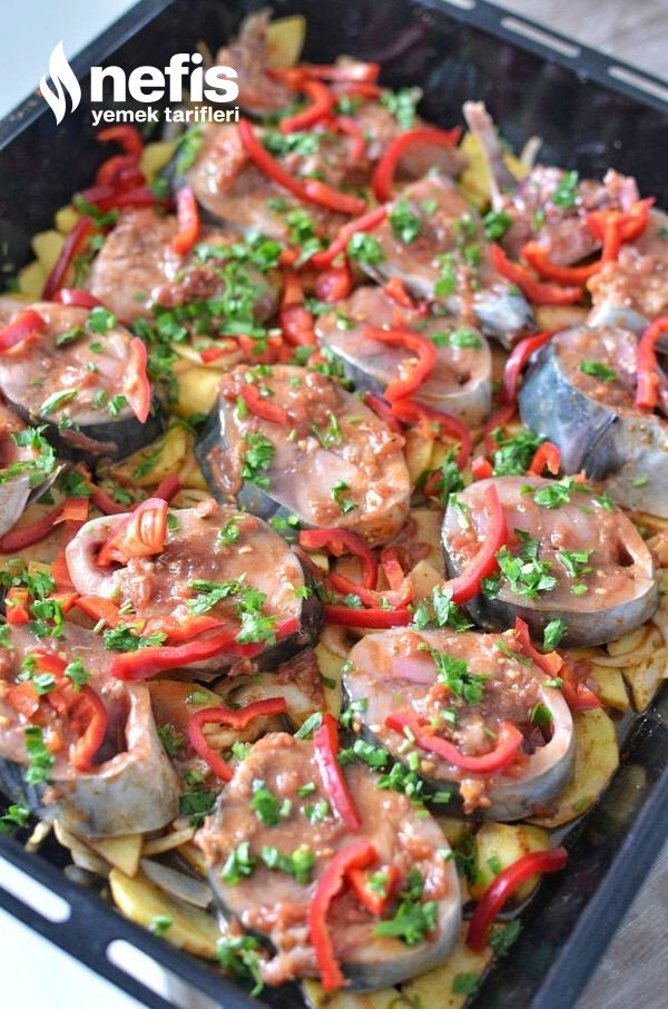 Fırında Soslu Palamut - Nefis Yemek Tarifleri - #11866359
