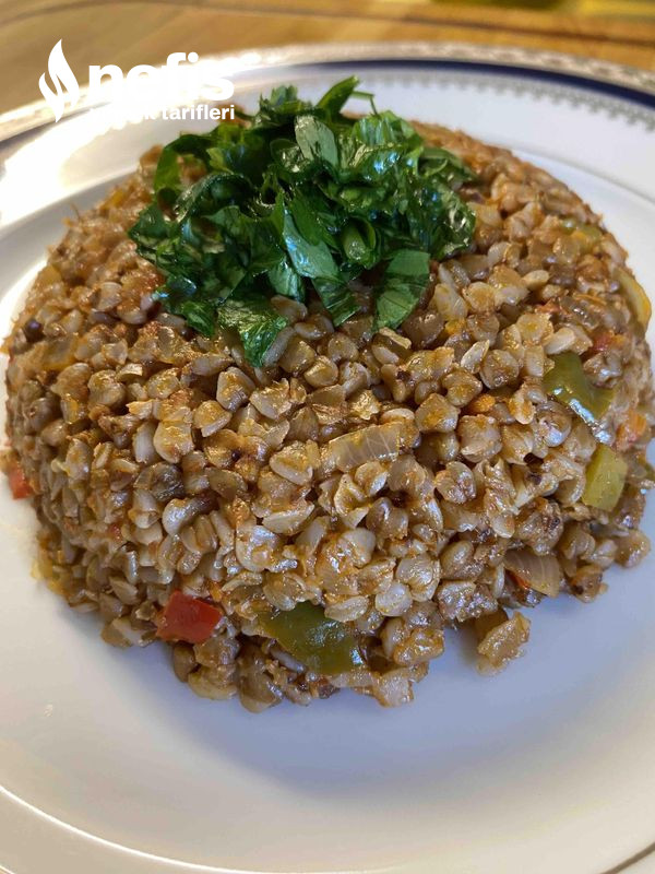 Sebzeli Karabuğday (Greçka) Pilavı (Glütensiz Nefis) - Nefis Yemek ...