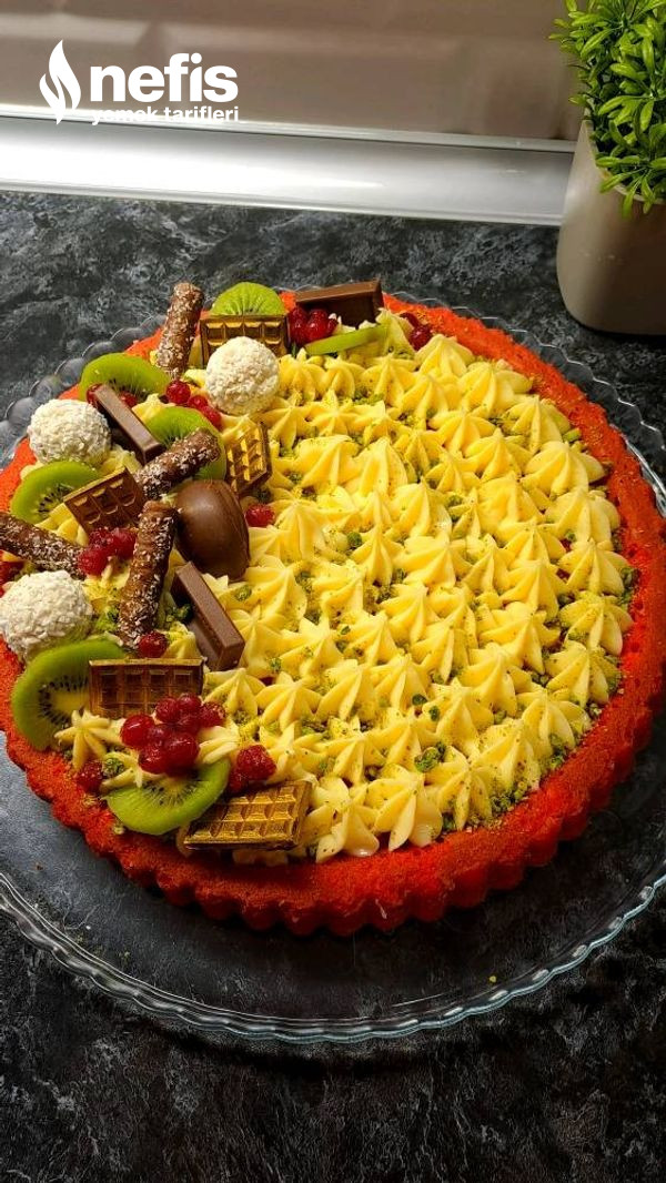 Red Velvet Tart Pasta - Nefis Yemek Tarifleri