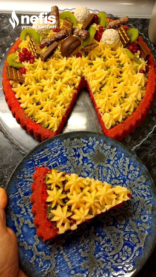 Red Velvet Tart Pasta - Nefis Yemek Tarifleri