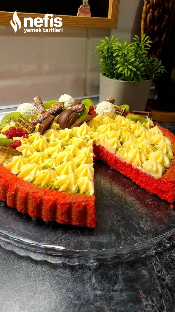 Red Velvet Tart Pasta - Nefis Yemek Tarifleri