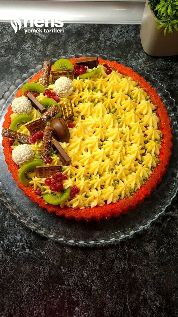 Red Velvet Tart Pasta - Nefis Yemek Tarifleri