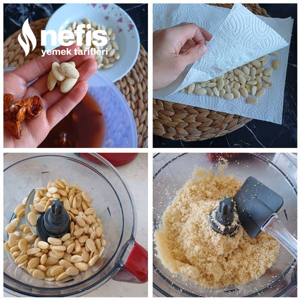 Dışı Çıtır,İçi Nemli Hakiki Acıbadem Kurabiyesi - Nefis Yemek Tarifleri