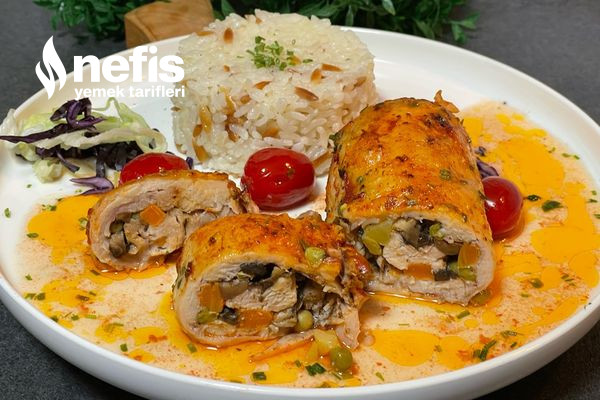 Sebzeli Piliç Roti - Nefis Yemek Tarifleri