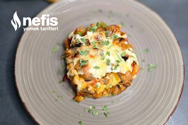 Fırında Mini Patlıcan Pizza - Nefis Yemek Tarifleri