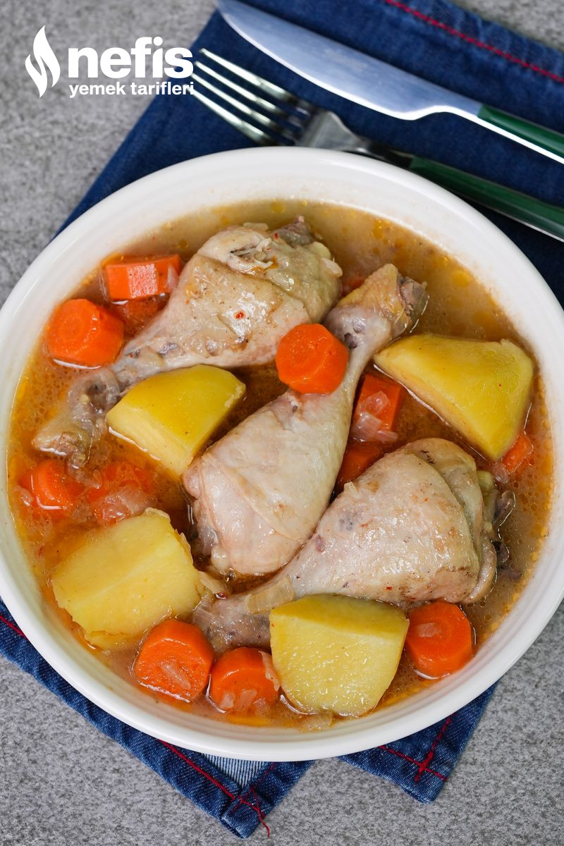 Patatesli Tavuk Haşlama Yemeği - Nefis Yemek Tarifleri