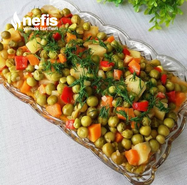 Zeytinyağlı Taze Bezelye - Nefis Yemek Tarifleri - #12131762