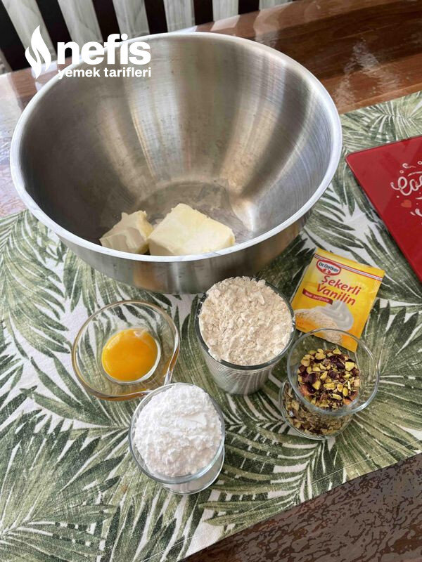 Fıstıklı Sable Kurabiye - Nefis Yemek Tarifleri