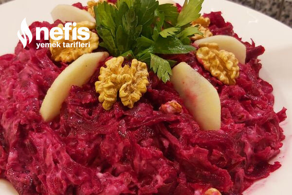 Enfes Tahinli Pancar Salatası - Nefis Yemek Tarifleri