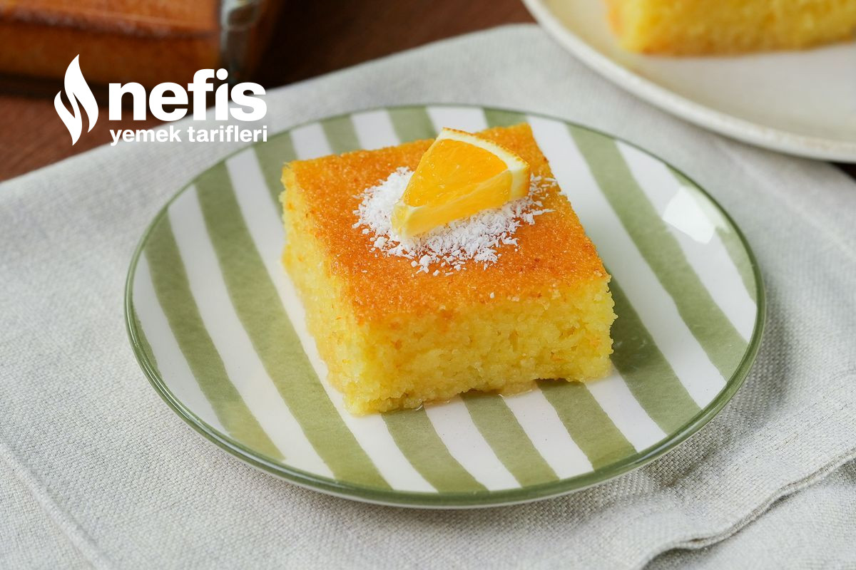 1 Portakal ile Blenderda Revani - Nefis Yemek Tarifleri