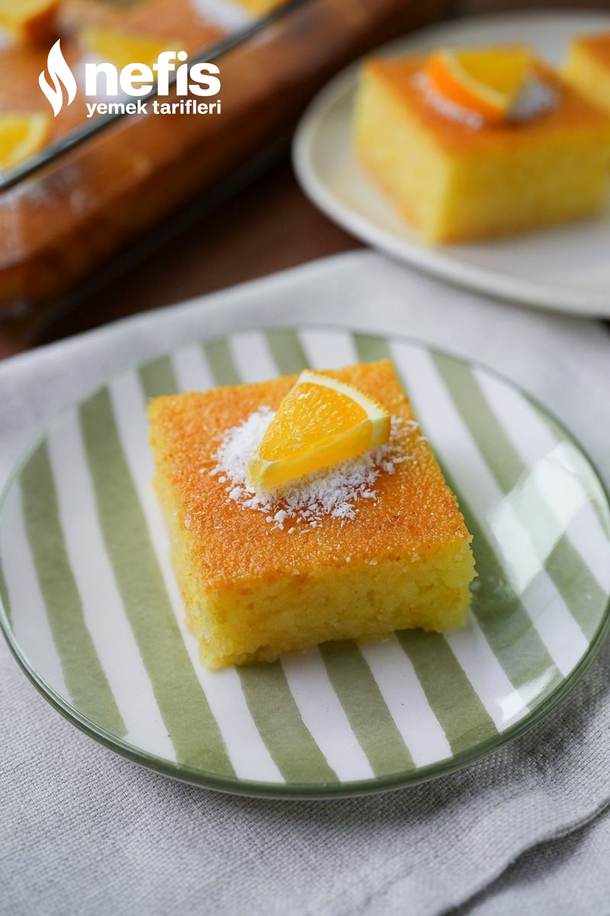 1 Portakal ile Blenderda Revani - Nefis Yemek Tarifleri