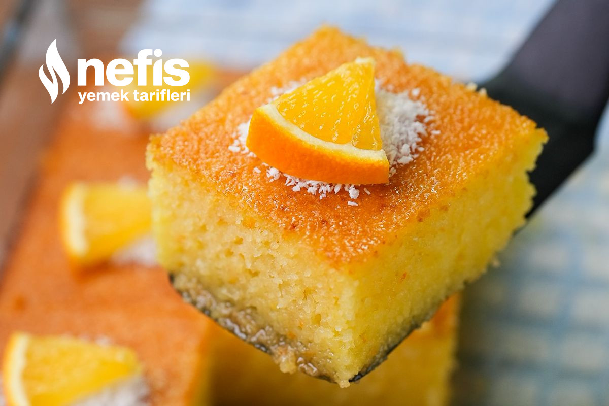 1 Portakal ile Blenderda Revani - Nefis Yemek Tarifleri