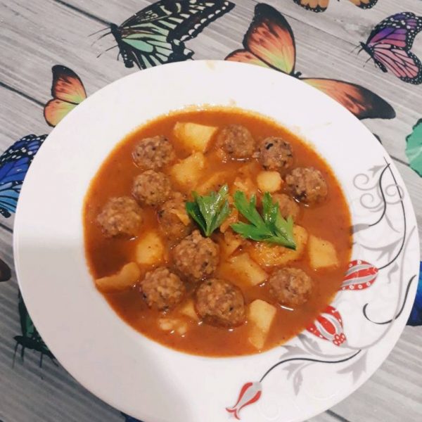 Patatesli Sulu Köfte - Nefis Yemek Tarifleri - #4230930