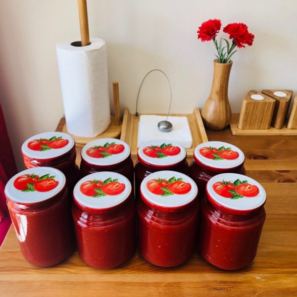Kışlık Konserve Domates Sosu Yapımı - Nefis Yemek Tarifleri